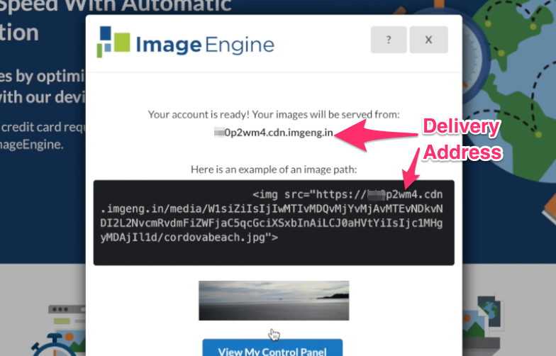 Quick Start – ImageEngine