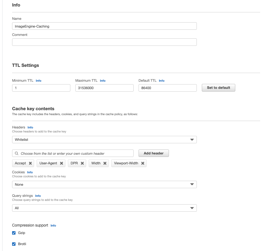 Integrate ImageEngine with Amazon Cloudfront – ImageEngine
